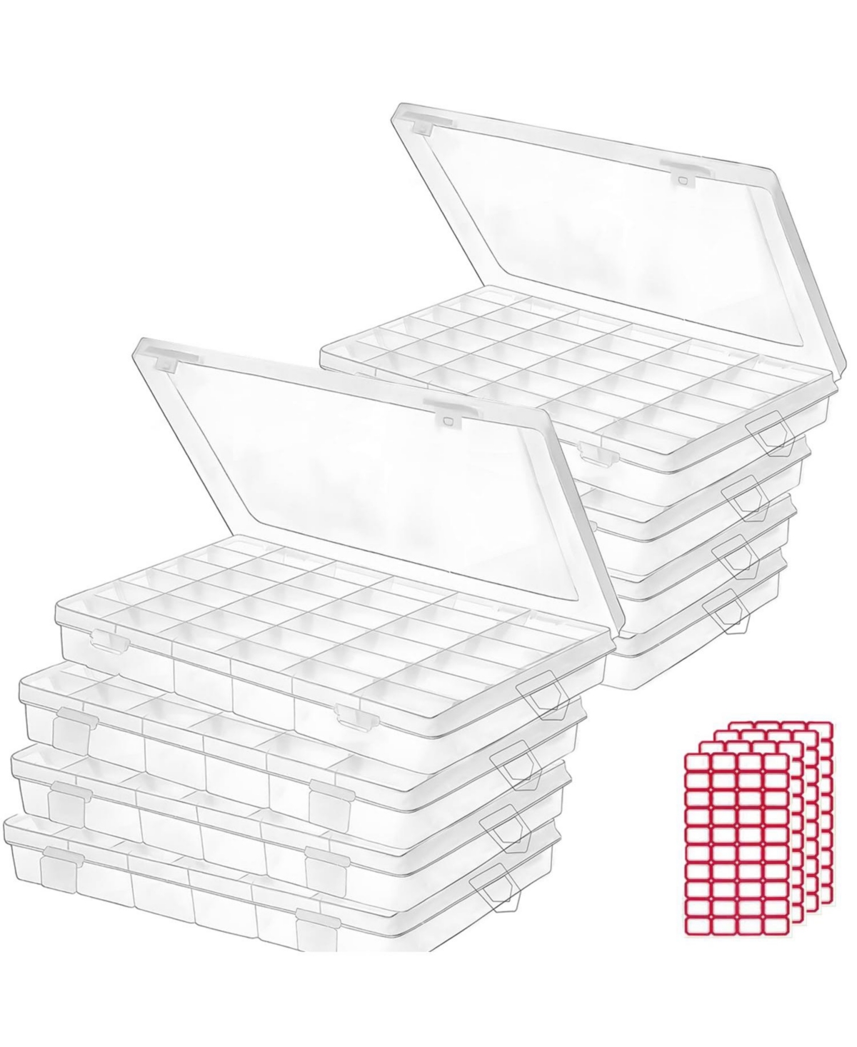 Click here for Xdovet Plastic Organizer Box Adjustable Dividers C... prices