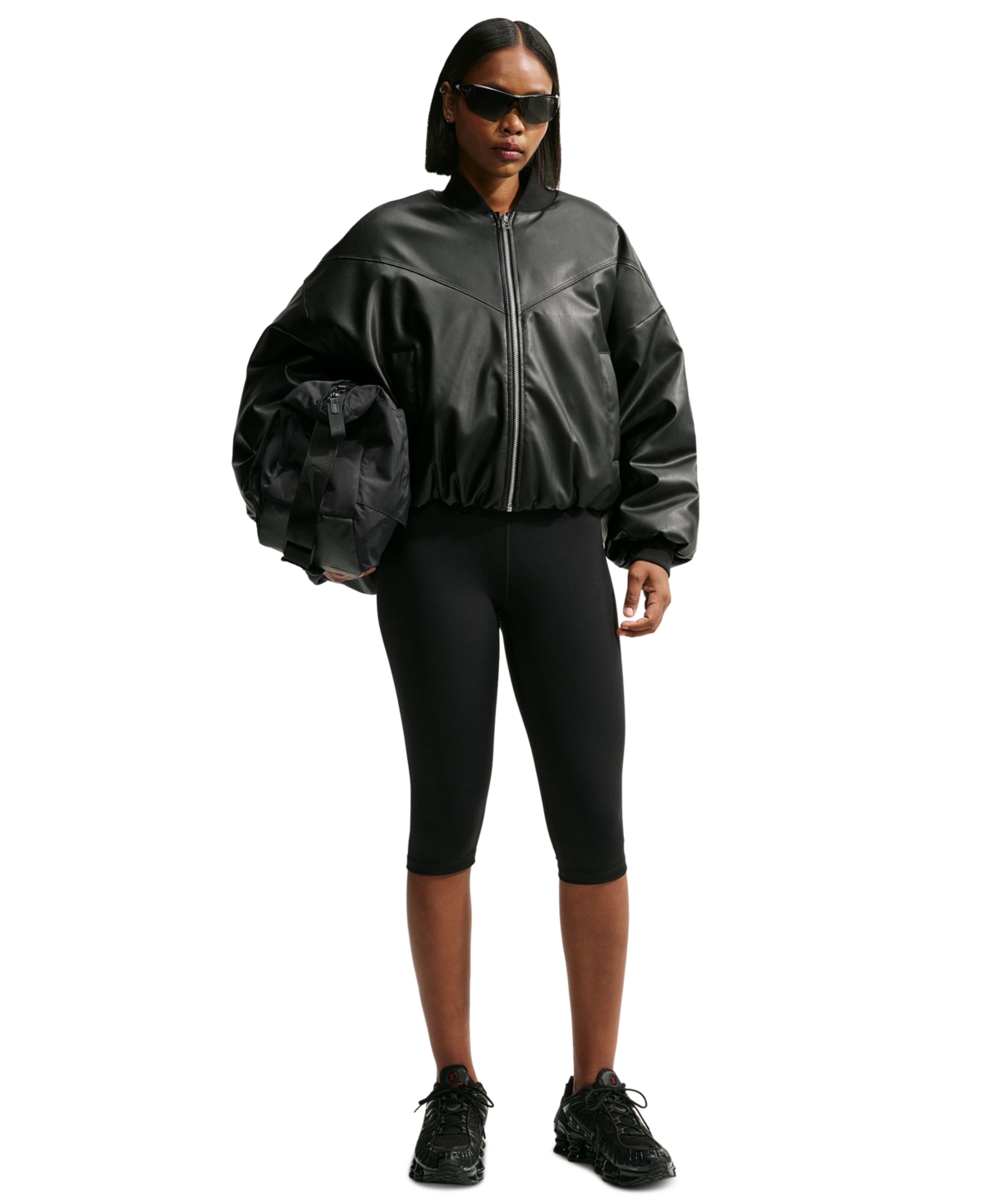 Click here for Nike Womens Therma-fit Bomber Jacket - Black/Black prices