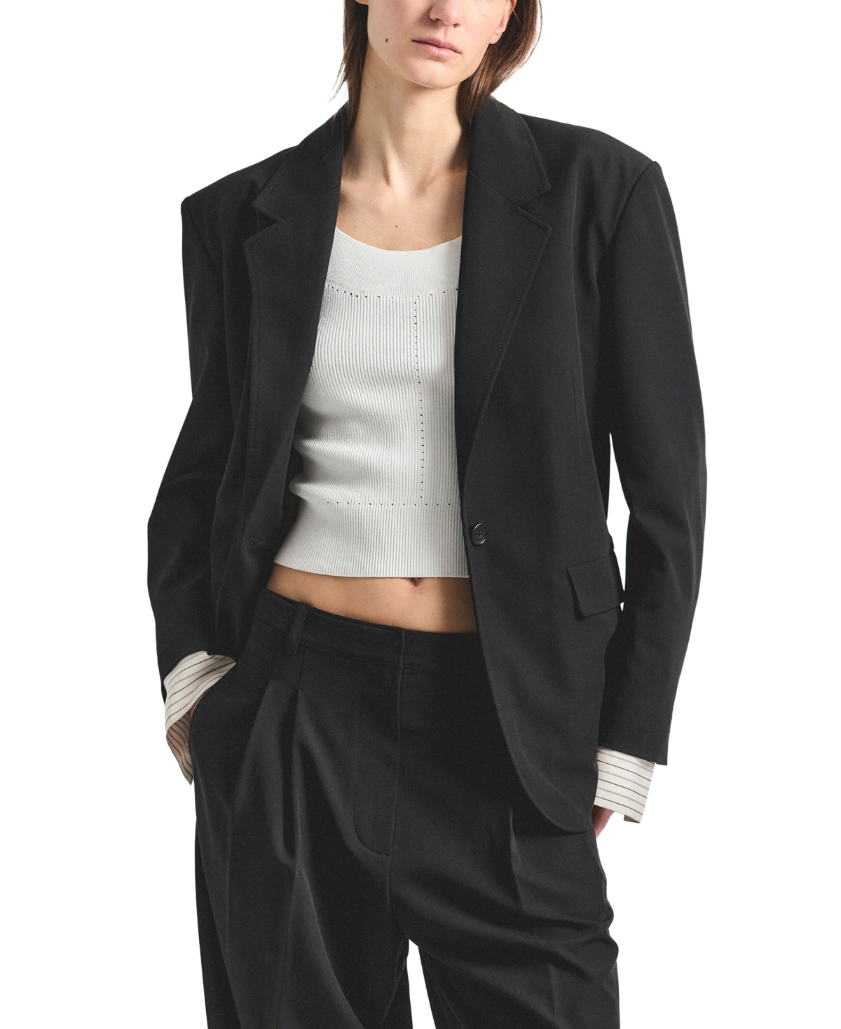 Click here for Derek Lam 10 Crosby Womens Blaire Tropical Stretch... prices