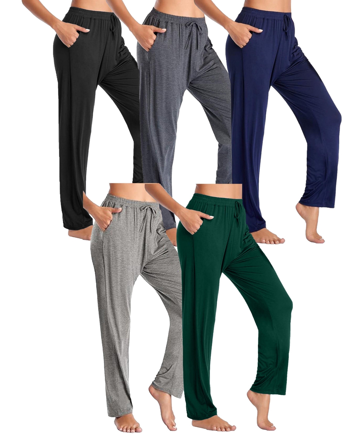 Click here for Blue Ice Womens Loose Fit Classic Lounge Pants-5 P... prices