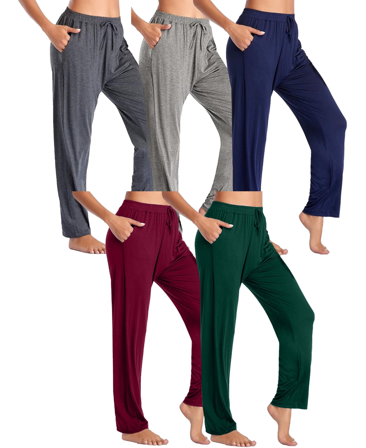 Click here for Blue Ice Womens Loose Fit Classic Lounge Pants-5 P... prices