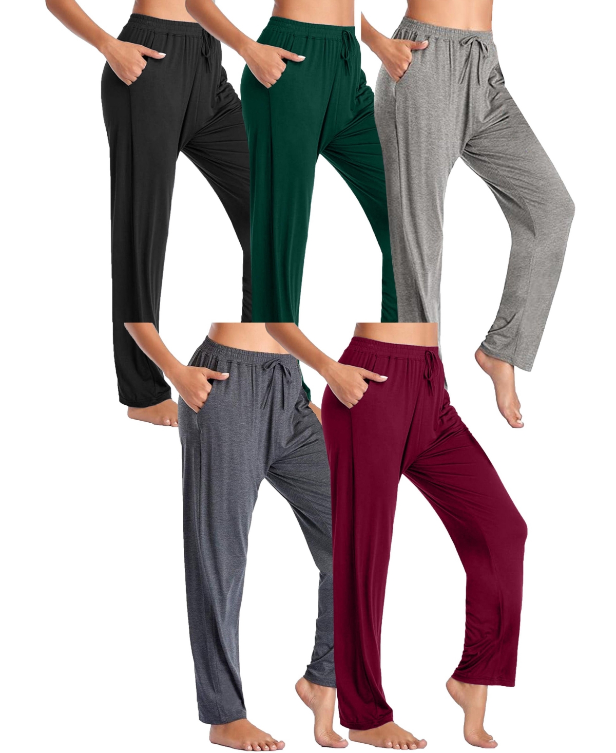Click here for Blue Ice Womens Loose Fit Classic Lounge Pants-5 P... prices