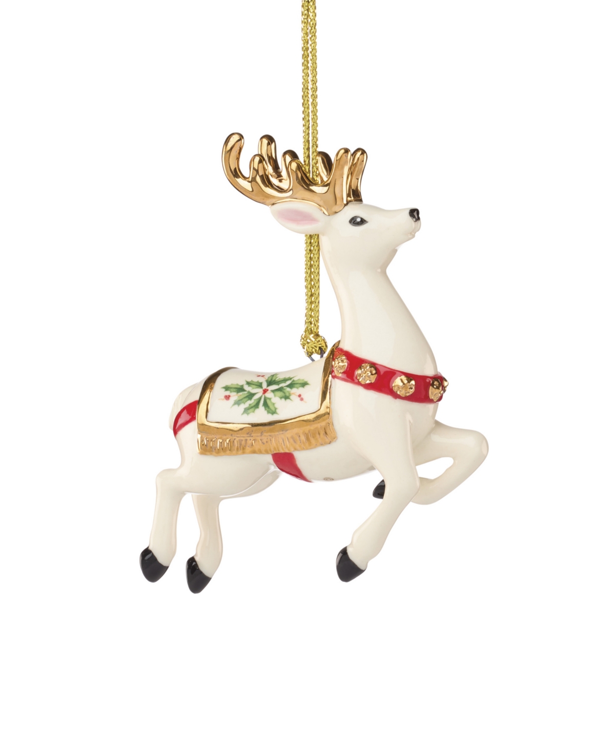 Click here for Lenox Holiday Accent Reindeer Ornament - Multi prices