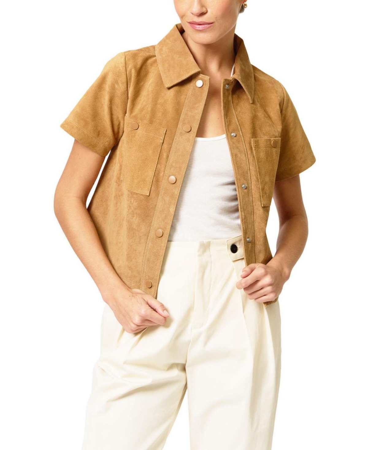 Click here for Central Park West Womens Rusty Genuine Suede Ss Ja... prices