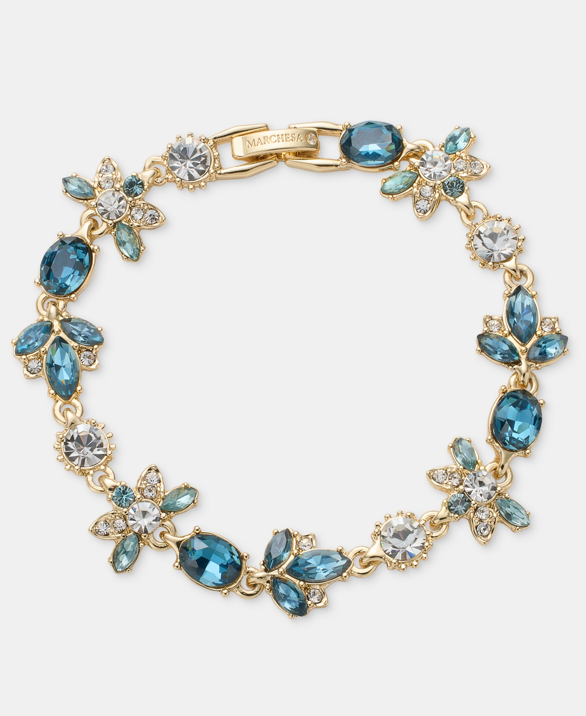 Click here for Marchesa Stone Flex Bracelet - Navy prices