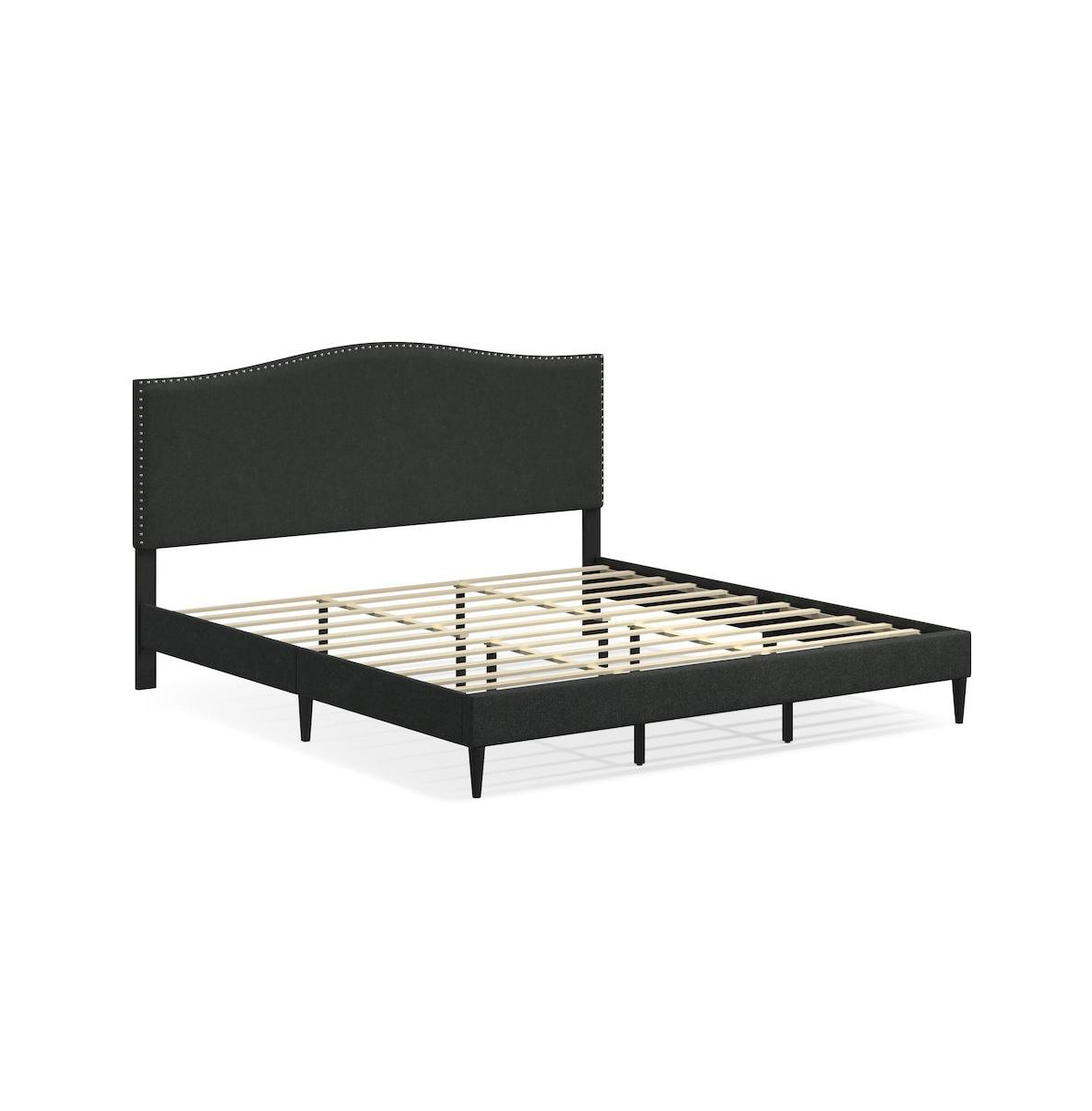 Click here for Glenwillow Home Leighford King Platform Bed - Gray prices