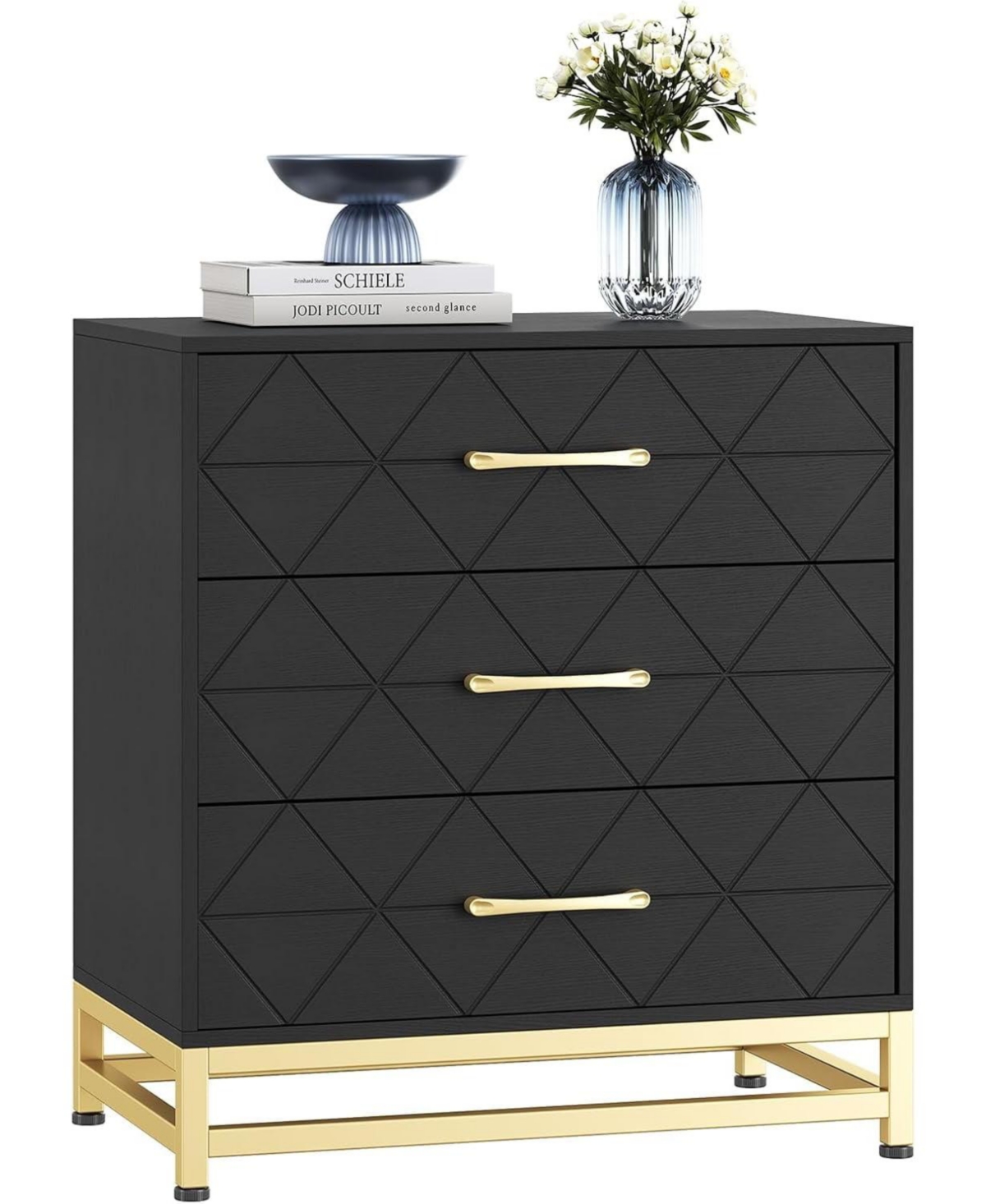 Click here for gaomon Storage Cabinet  3 Drawer Triangle Pattern... prices