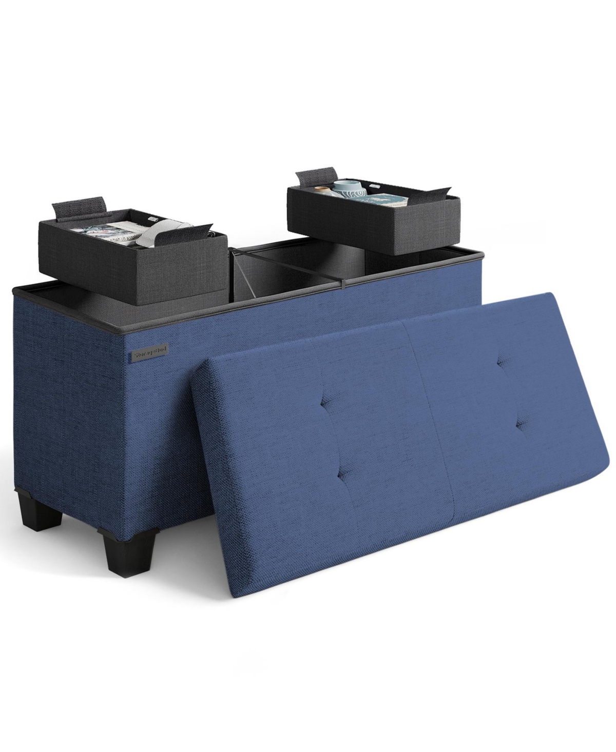 Click here for Nestl 30 Inch Ottoman Storage Bench with Storage B... prices
