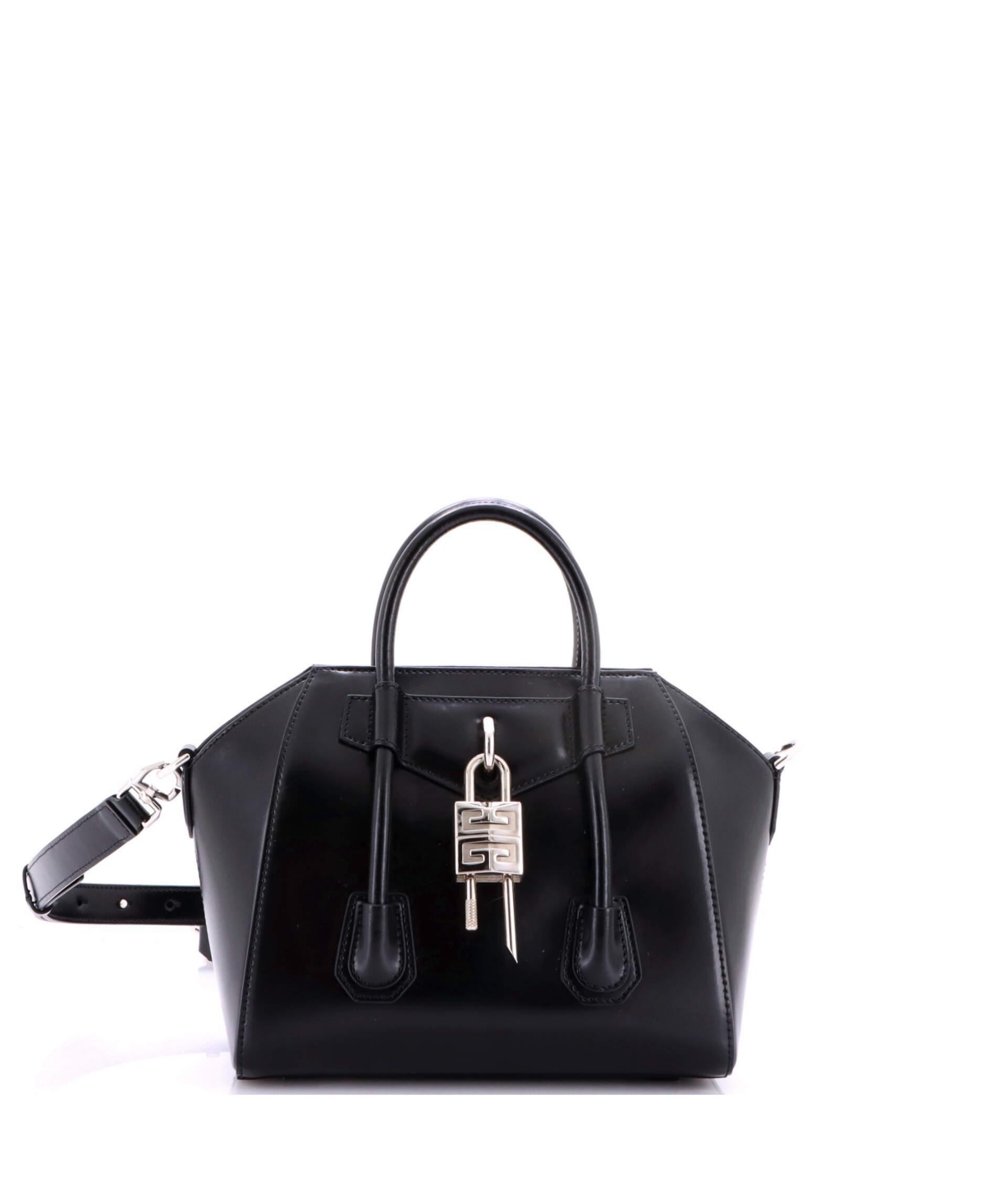Click here for Pre-Owned Givenchy Mini Antigona Lock Bag Leather... prices