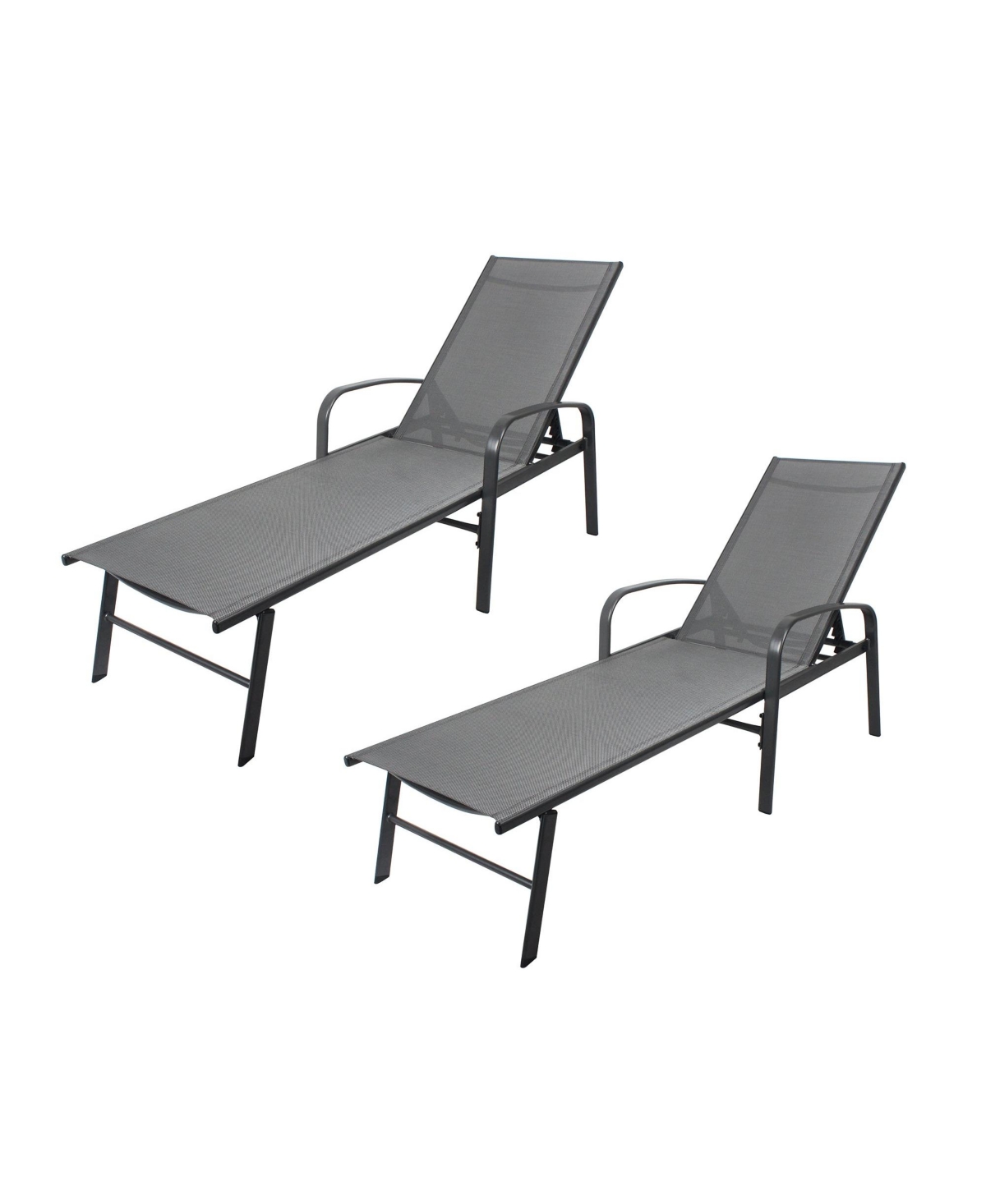 Click here for Clihome 2 Pieces Metal Adjustable Outdoor Chaise L... prices