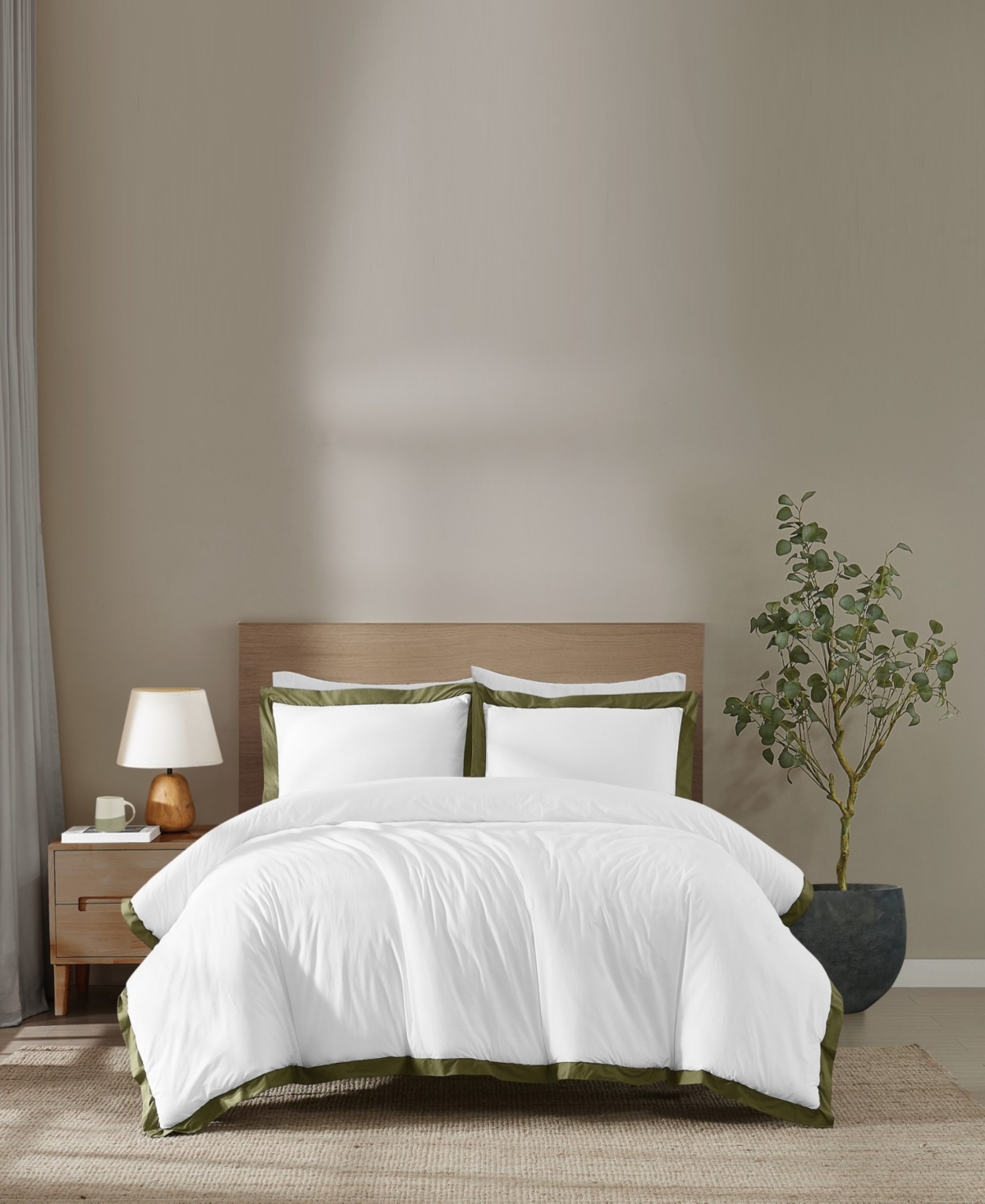 Click here for Brooklyn Loom Cotton Hotel Border 3-Piece Duvet Co... prices