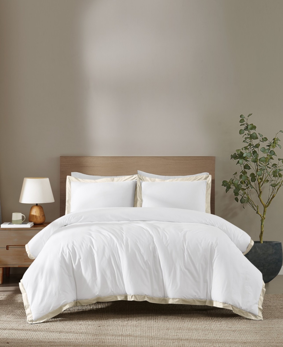 Click here for Brooklyn Loom Cotton Hotel Border 3-Piece Duvet Co... prices