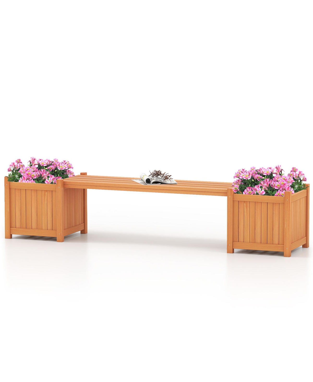 Click here for Gymax Wood Outdoor Planter Boxes with Detachable B... prices