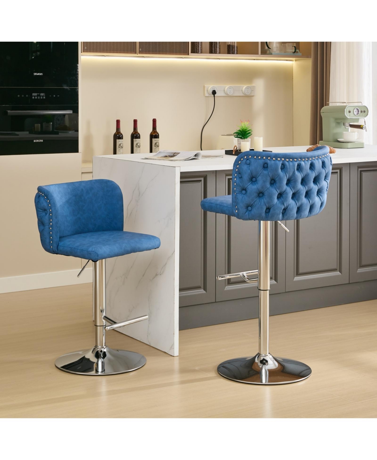 Click here for Clihome Swivel Barstools Adjusatble Seat Height Wi... prices