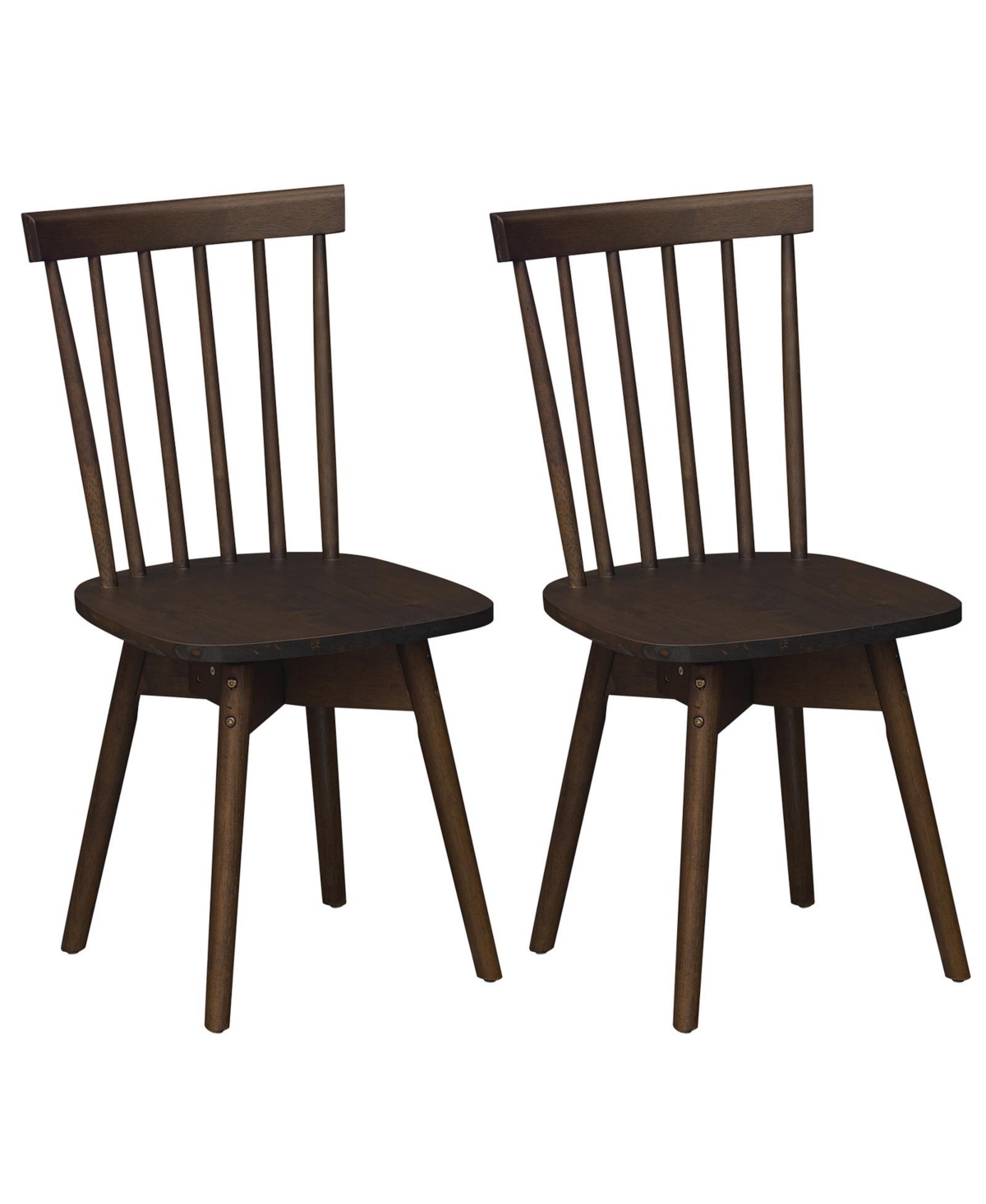 Click here for Gymax Dining Chairs Set of 2 Mid Century Rubber Wo... prices