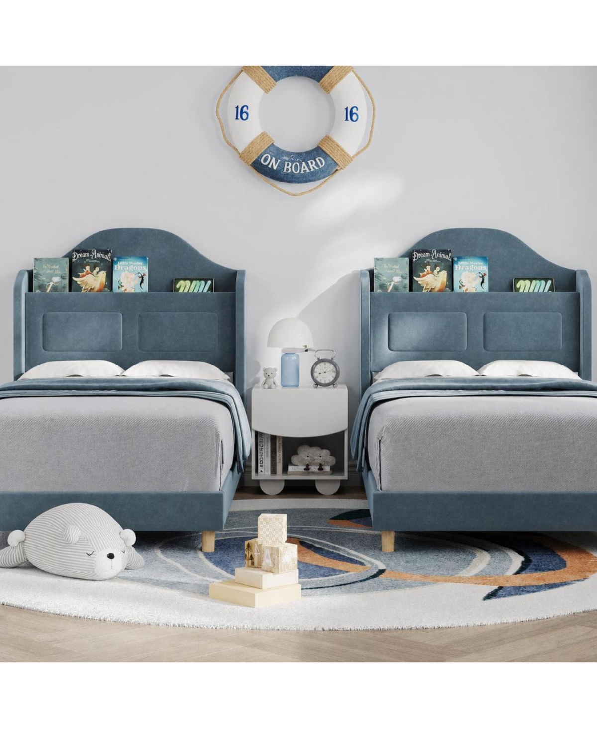 Click here for gaomon Twin Bed Frame â Velvet Platform Bed with... prices