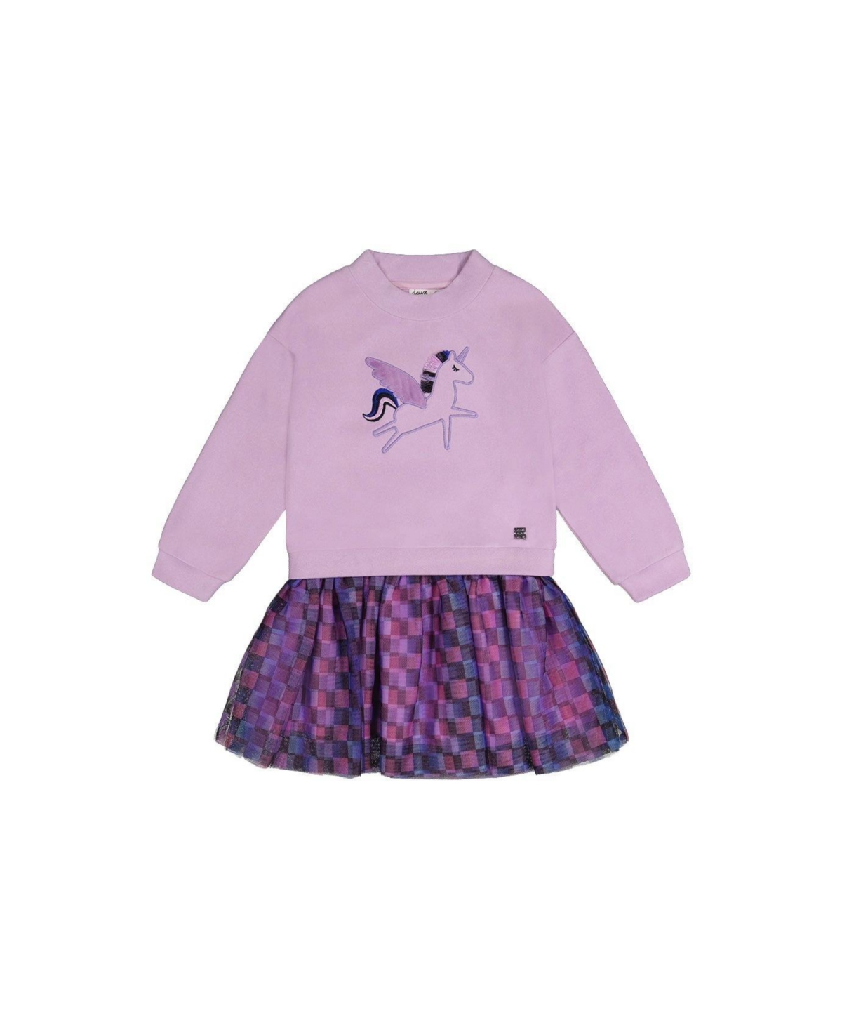 Click here for Deux par Deux Little Girls (6-12) Bi Material Dres... prices