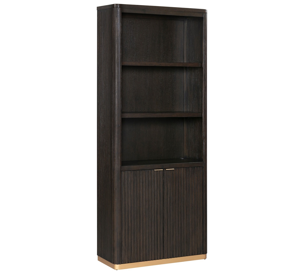Click here for Bodhi 79 Door Bookcase - Dark Brown prices
