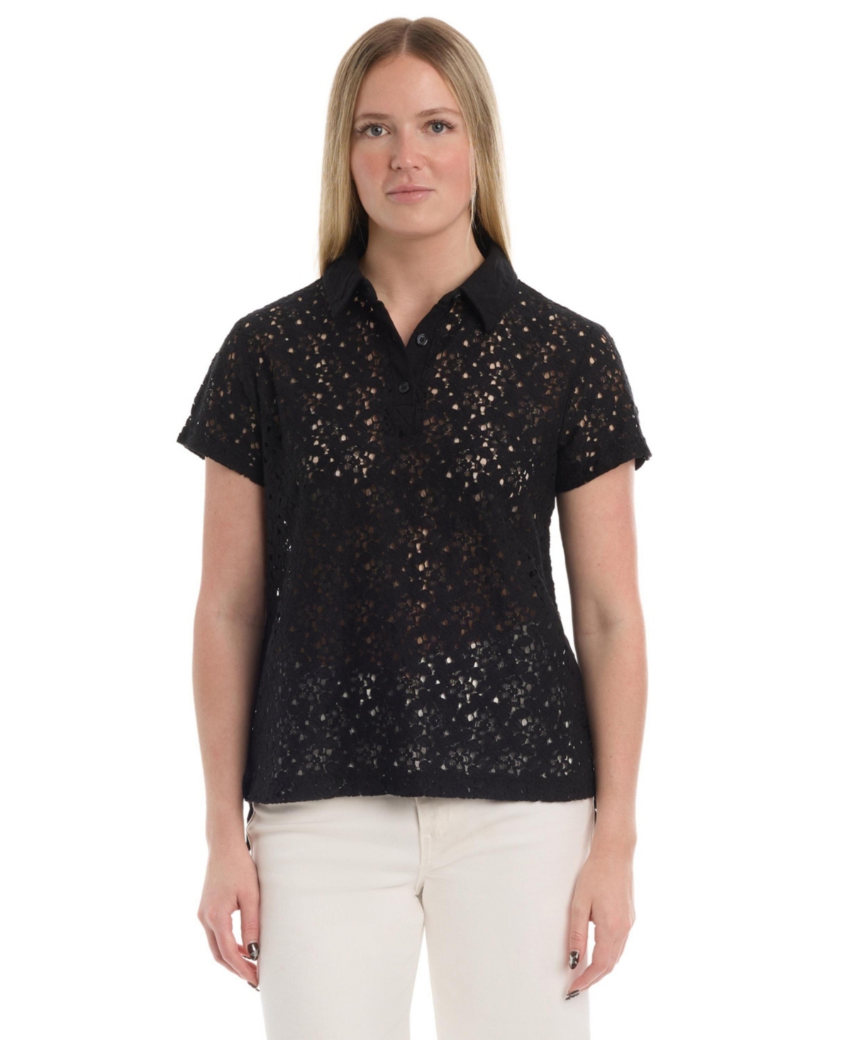 Click here for Wilt Womens Short Sleeve Polo Tee - Black prices