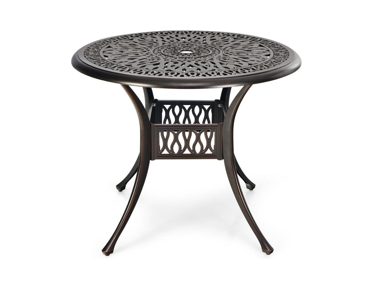 Click here for Mondawe 36 Inch Patio Round Dining Bistro Table wi... prices