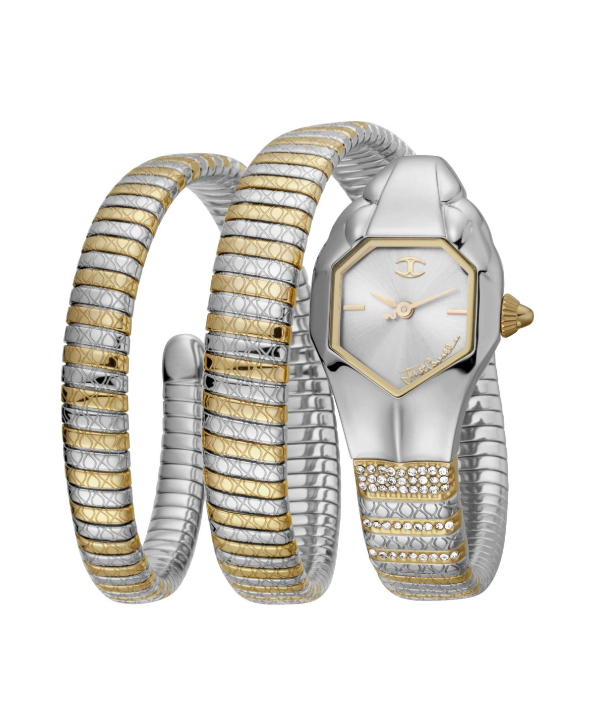 Click here for Just Cavalli Womens Glam Snake Quartz Ip Stainless... prices