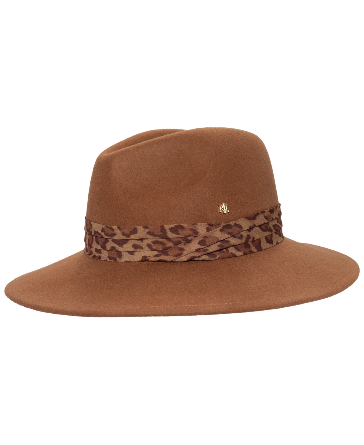 Click here for Lauren Ralph Lauren Felted Ocelot Band Fedora Hat... prices