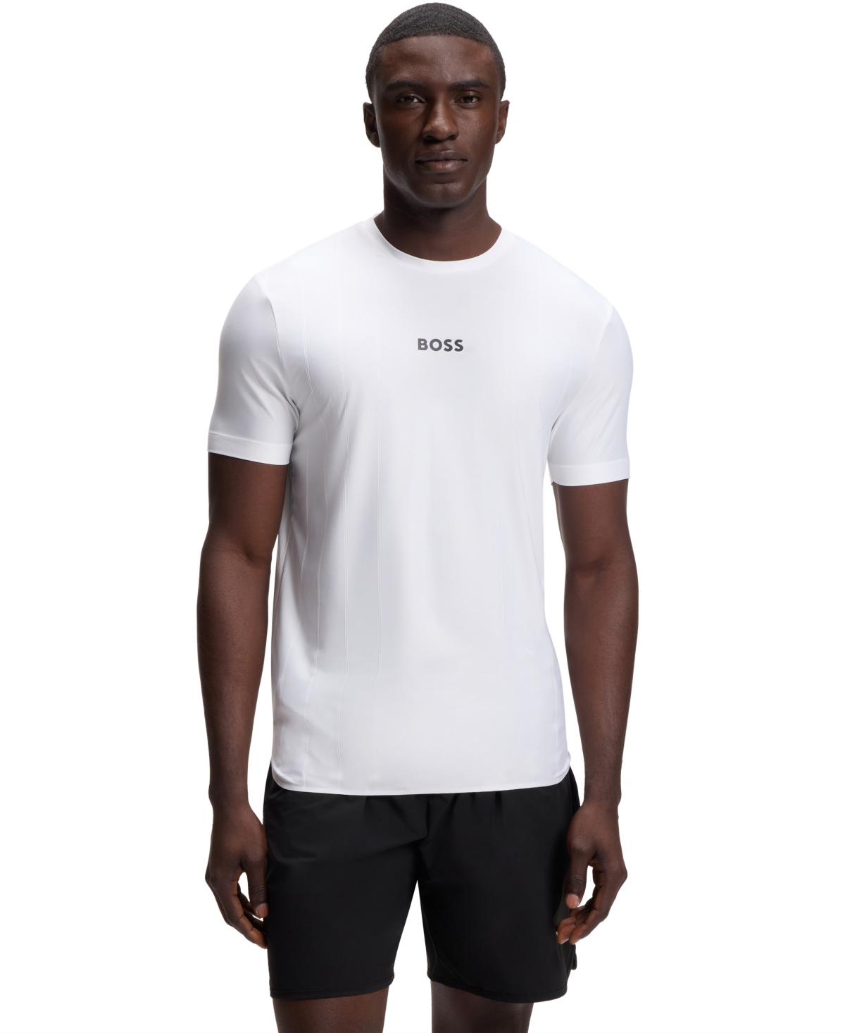Click here for Boss by Hugo Boss Mens Active Jacquard-Stripe Logo... prices