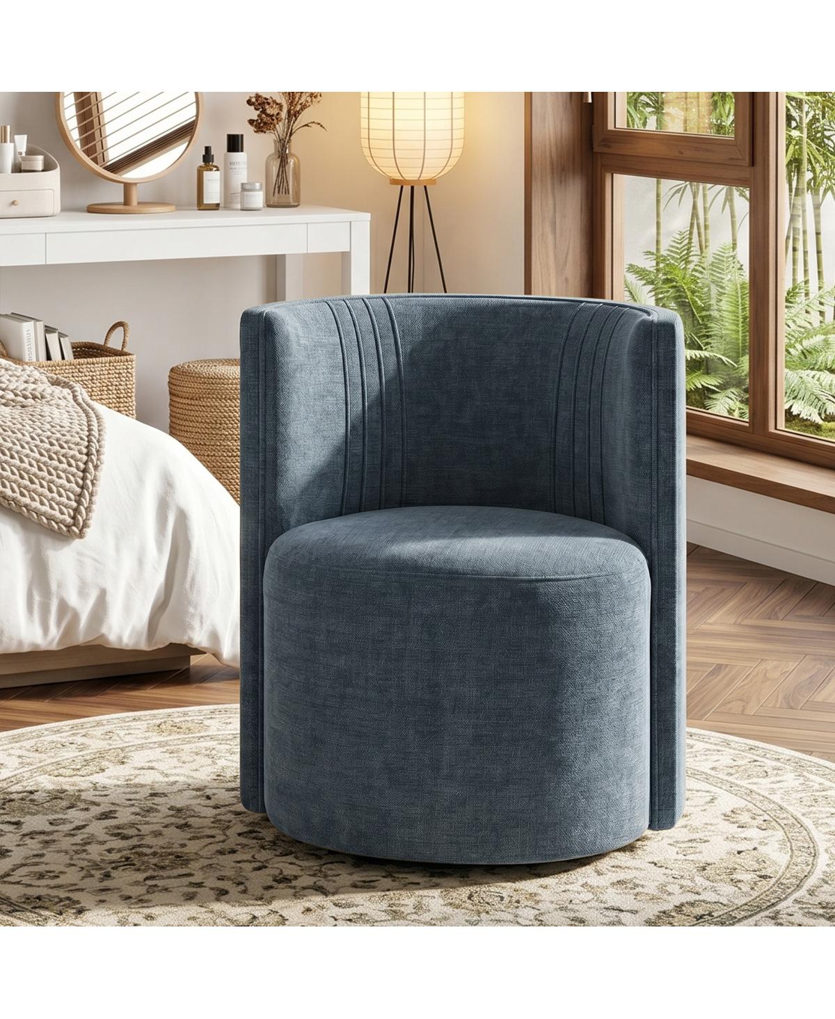 Click here for Maison Boucle Makeup Vanity Chair  Textured Tub Ch... prices