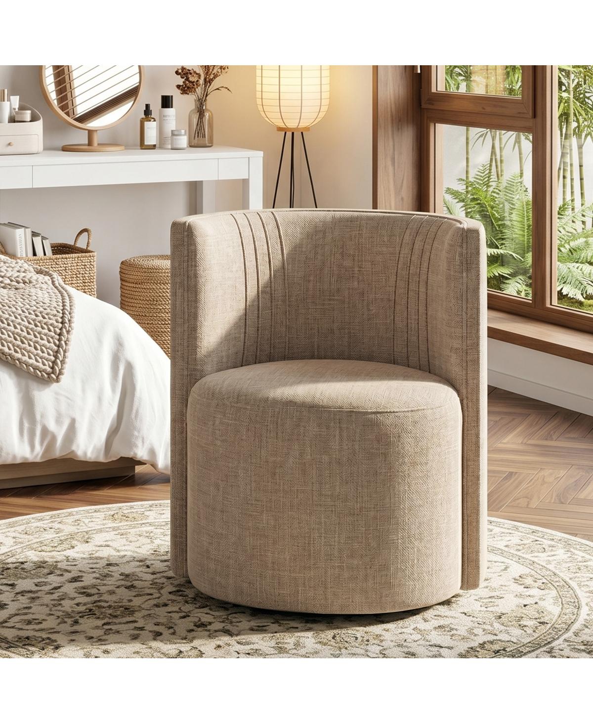 Click here for Maison Boucle Makeup Vanity Chair  Textured Tub Ch... prices