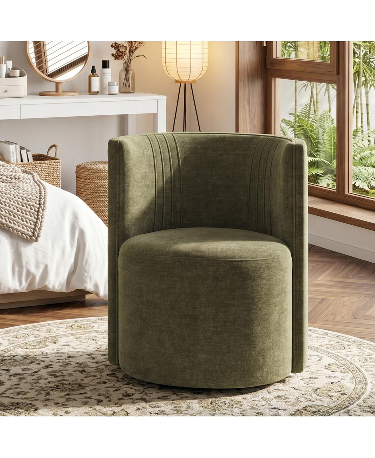 Click here for Maison Boucle Makeup Vanity Chair  Textured Tub Ch... prices