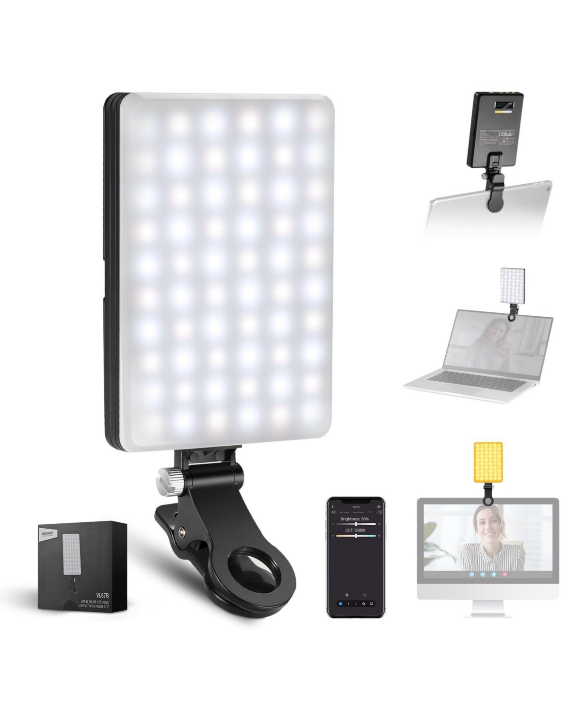 Click here for Neewer VL67B Led Video Light with 2000mAh  Bi Colo... prices