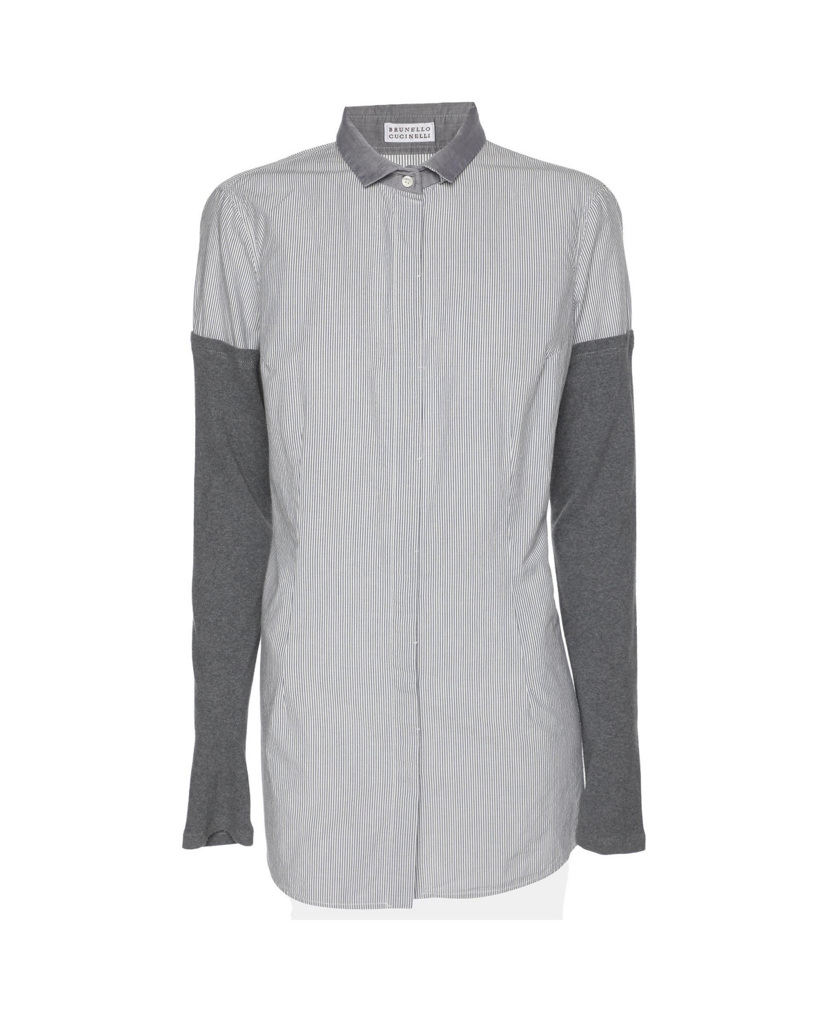 Click here for Pre-Owned Brunello Cucinelli Womens Pinstripe Cott... prices