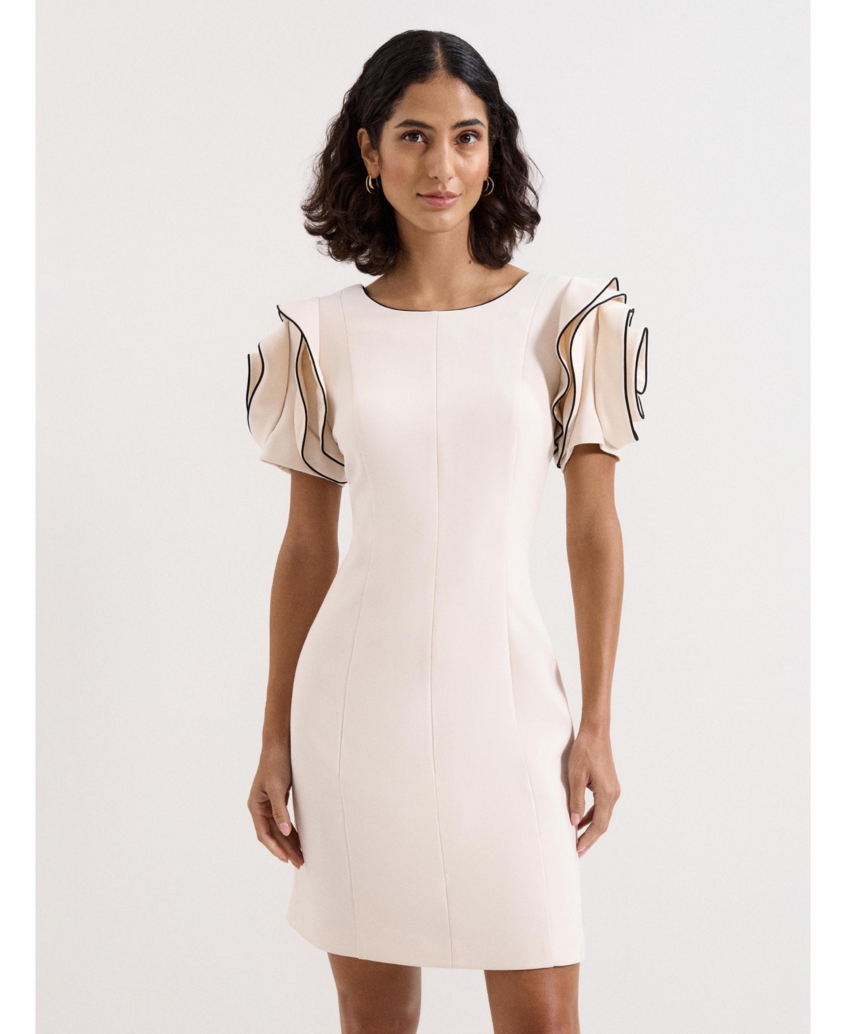 Click here for Phase Eight Womens Joy Ruffle Detail Mini Dress -... prices