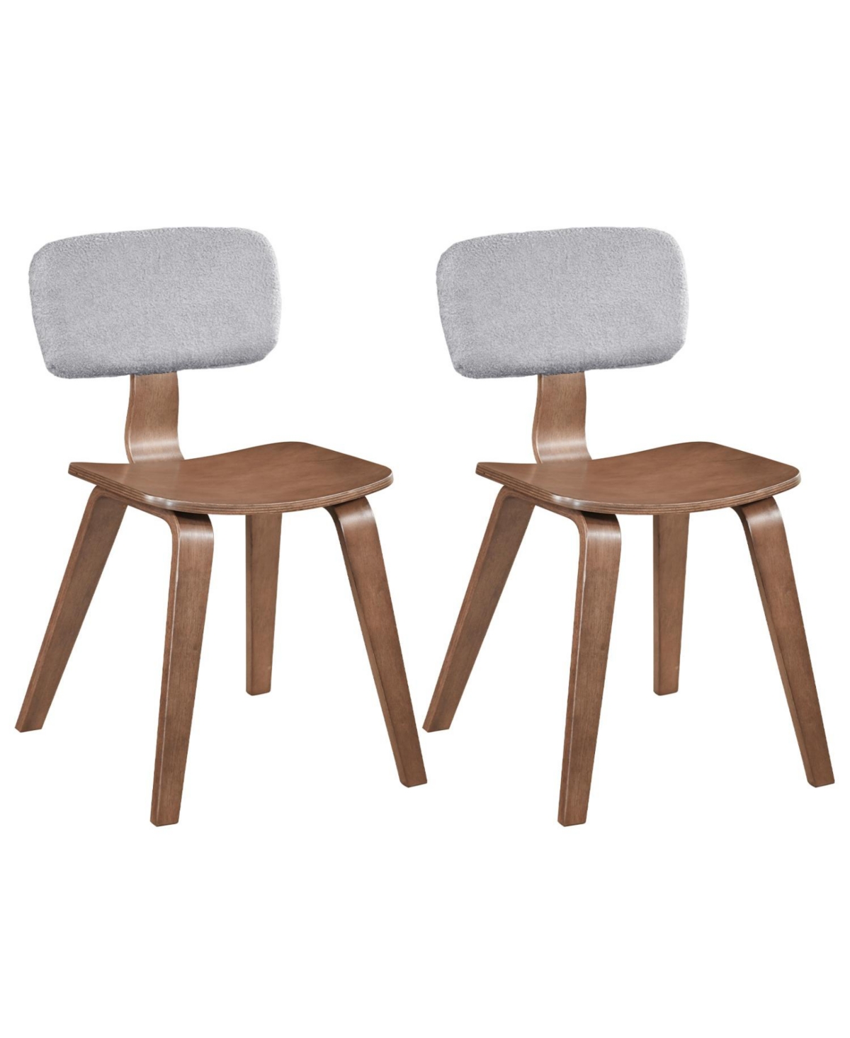 Click here for Slickblue Set of 2 Dining Chairs Teddy Velvet Back... prices
