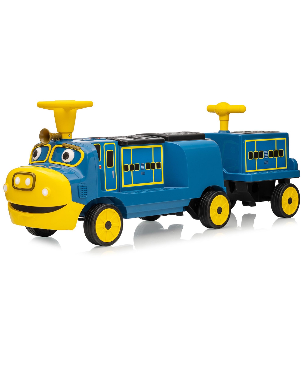 Click here for homfan 12V 2-Seater Electric Ride-On Train for Kid... prices