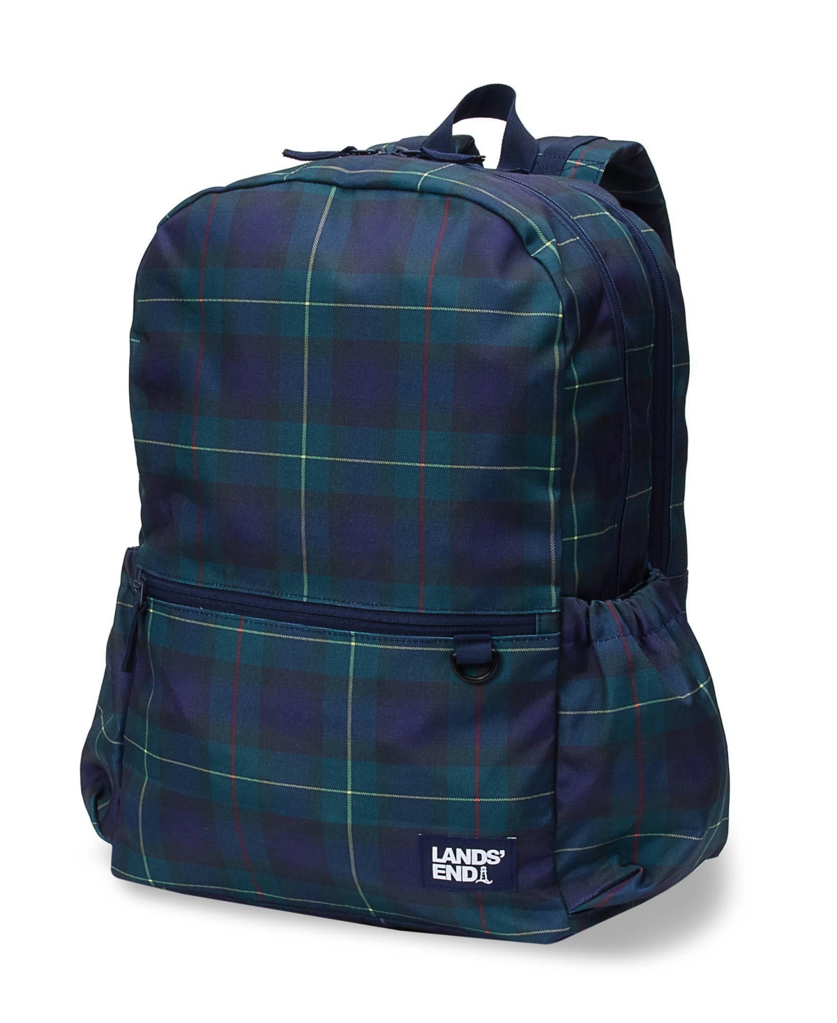 Click here for Lands End Kids Techpack Large Backpack - Navy/gree... prices