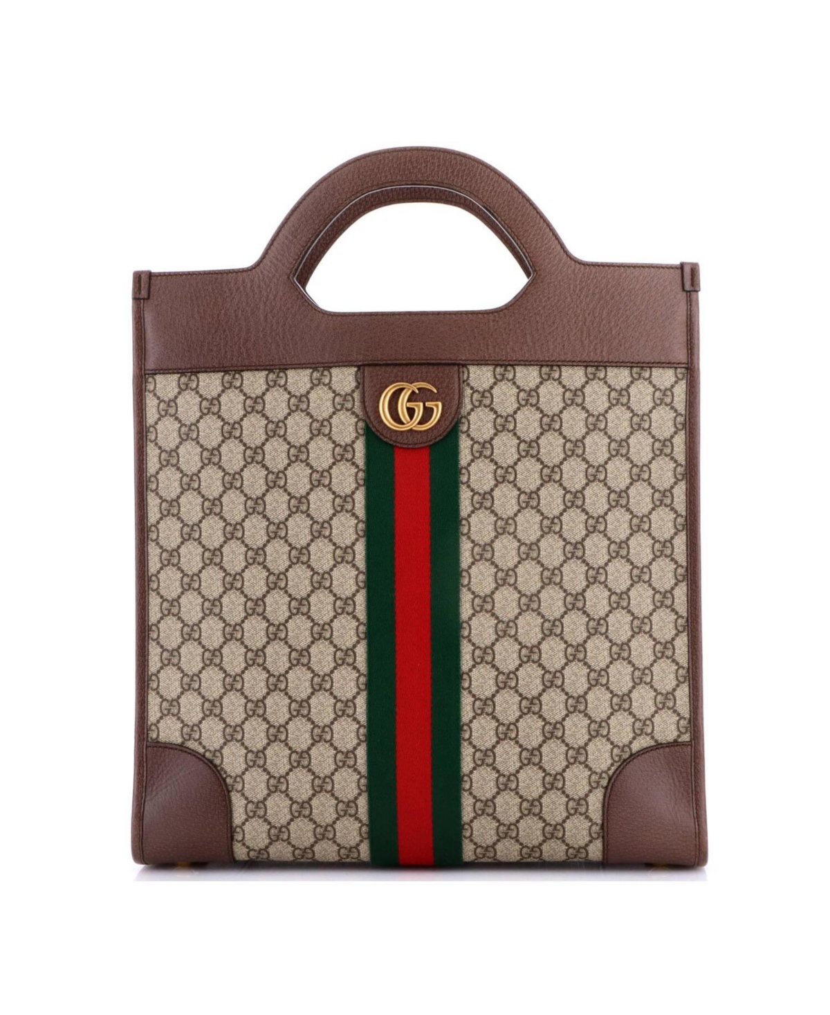 Click here for Pre-Owned Gucci Medium Ophidia Cut Out Handle Tote... prices
