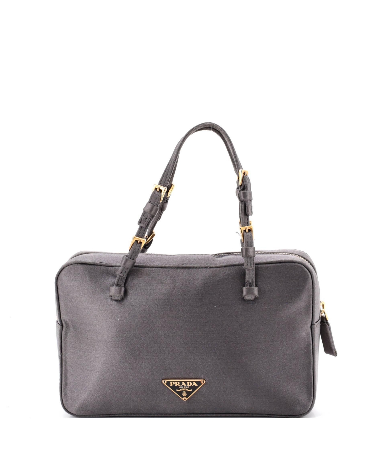 Click here for Pre-Owned Prada Triangle Logo Cerniera Top Handle... prices