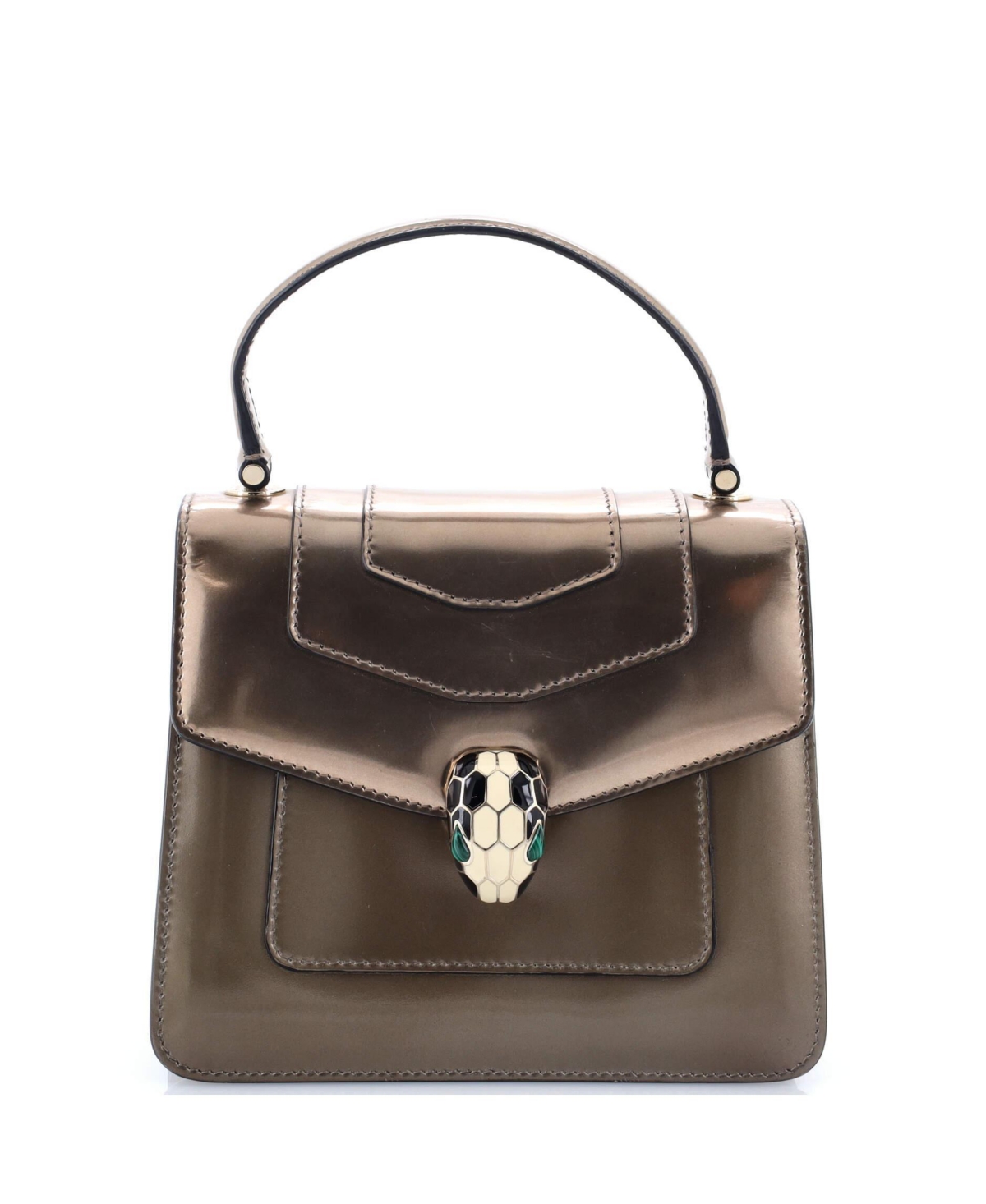 Click here for Pre-Owned Bvlgari Small Serpenti Top Handle Bag Pa... prices
