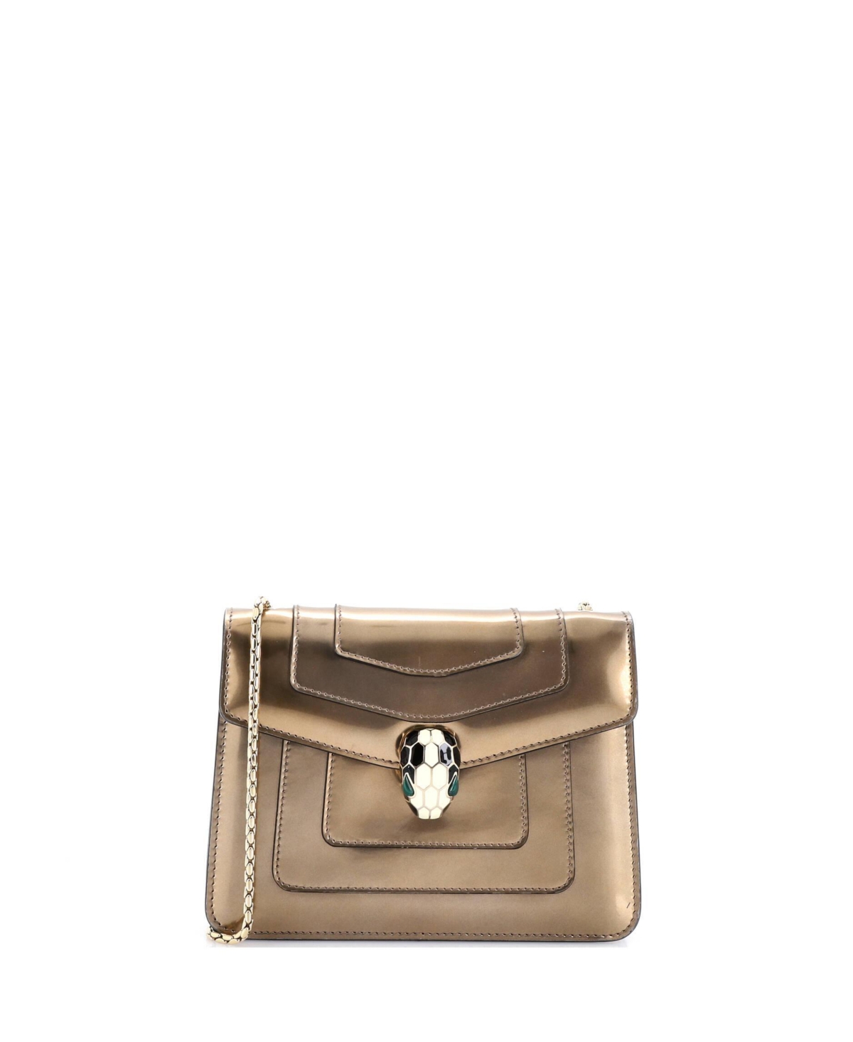 Click here for Pre-Owned Bvlgari Small Serpenti Forever Square Sh... prices