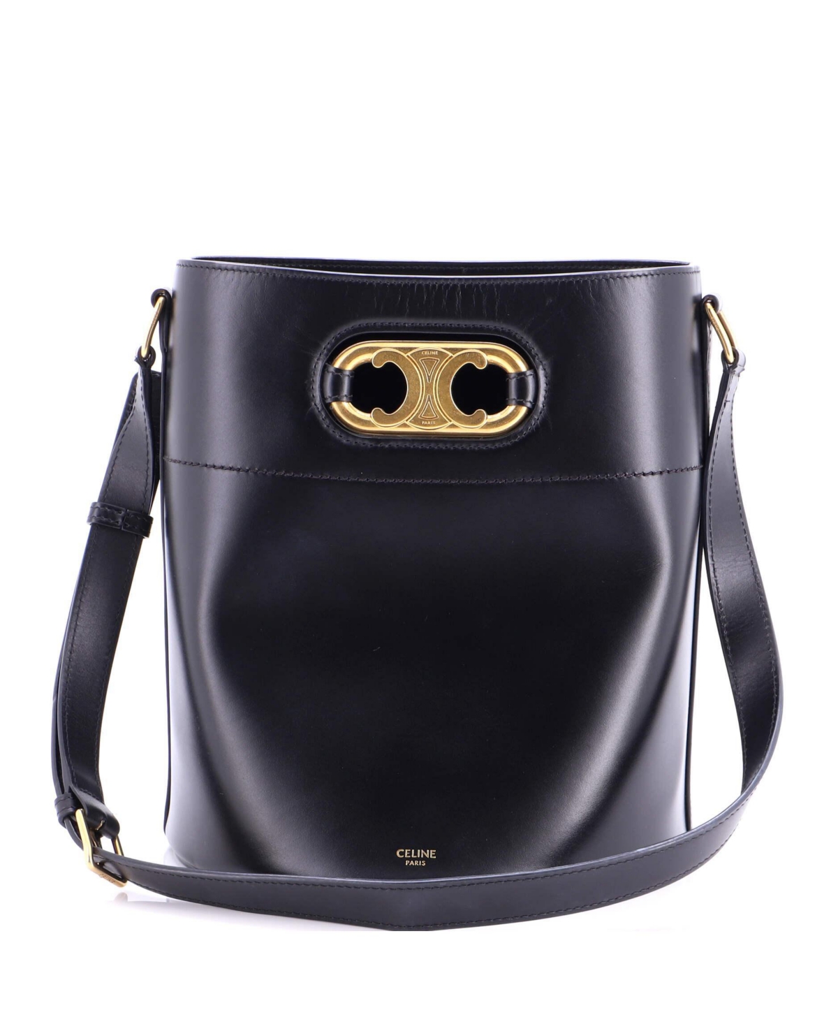 Click here for Pre-Owned Celine Medium Maillon Triomphe Bucket Ba... prices