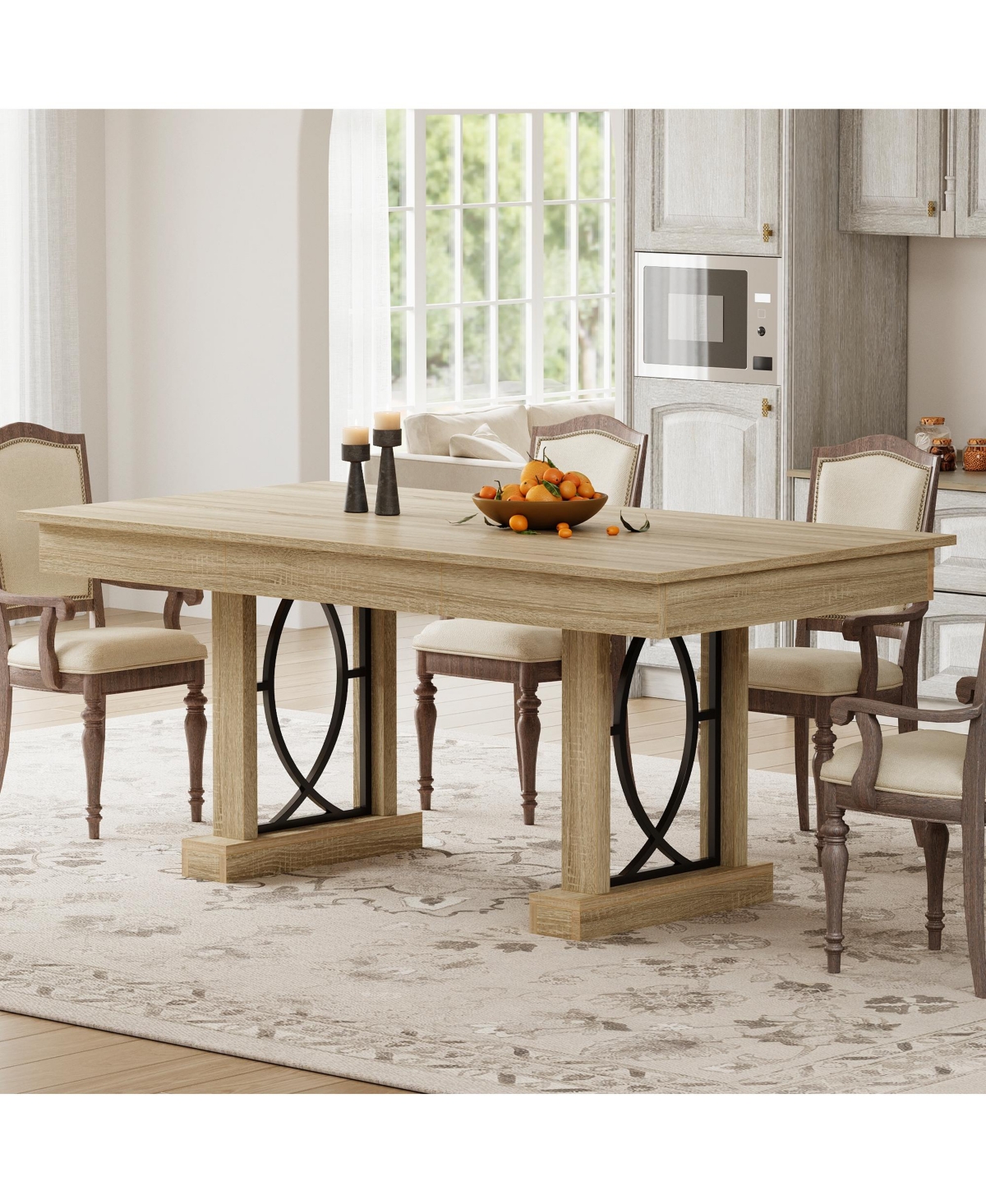 Click here for homfan 71-Inch Dining Table for 6-8  Rectangular T... prices