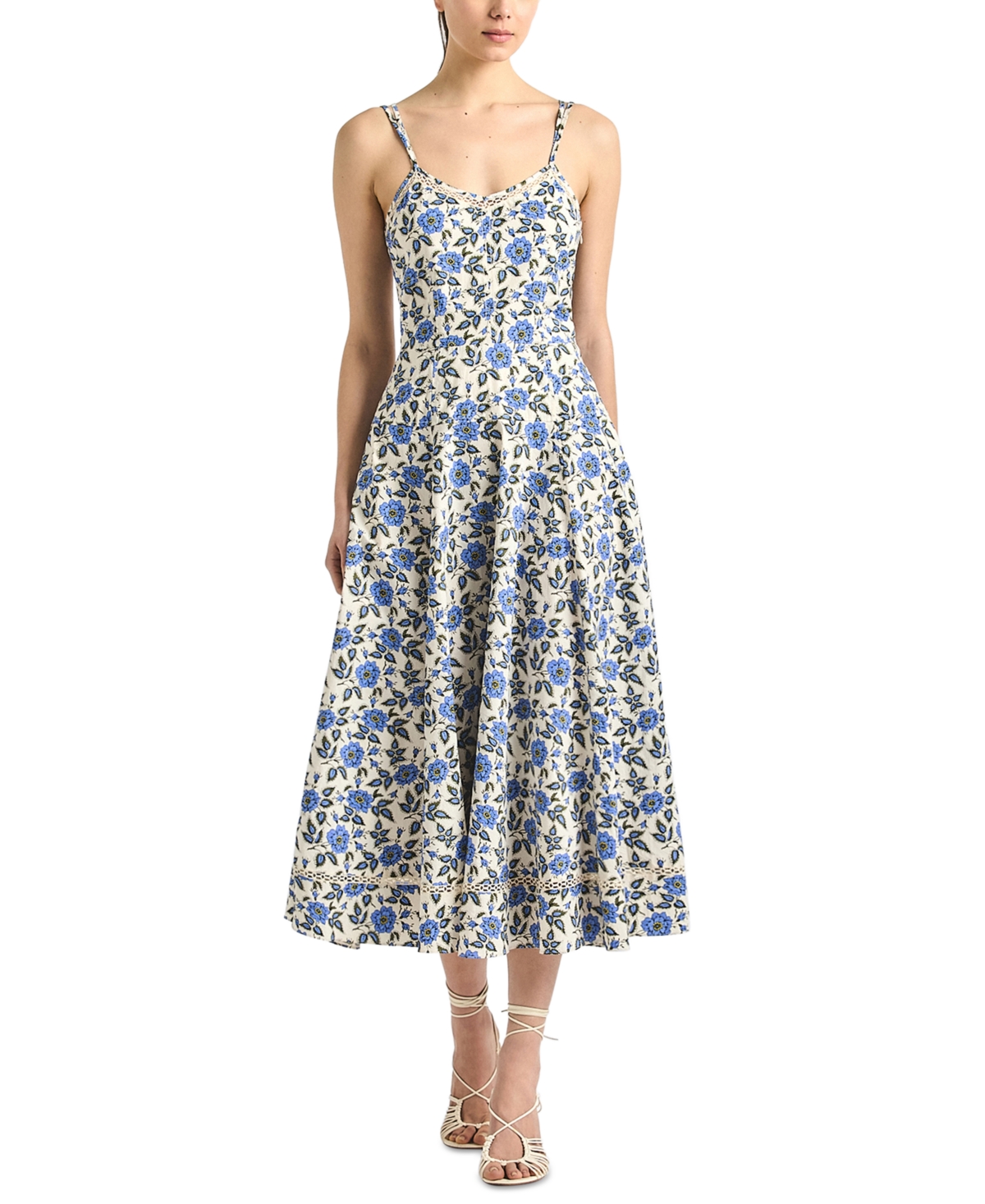 Click here for Derek Lam 10 Crosby Womens Adair Printed Cotton Do... prices