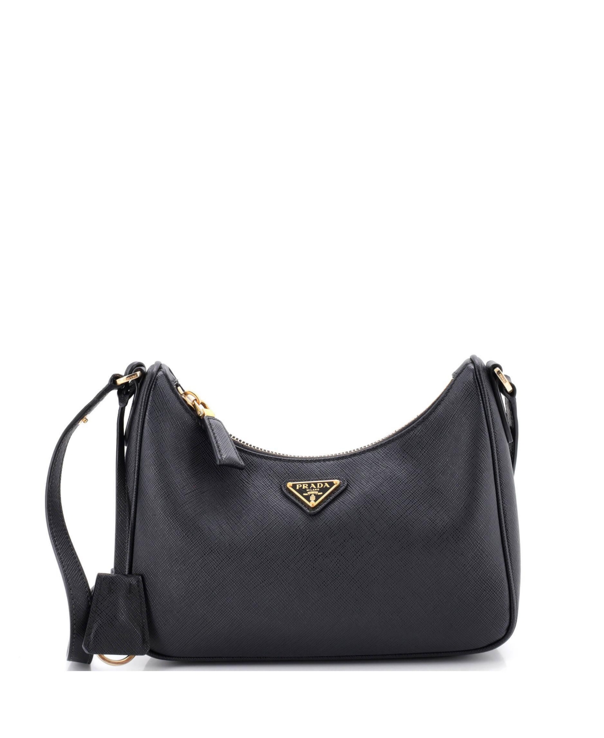 Click here for Pre-Owned Prada Mini Re-Edition Hobo Saffiano Leat... prices
