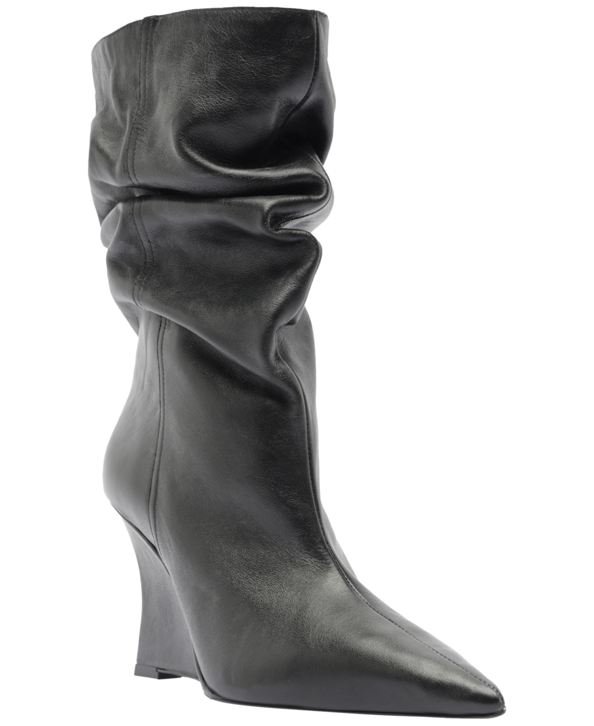 Click here for Arezzo Womens Cara Wedge Booties - Black prices