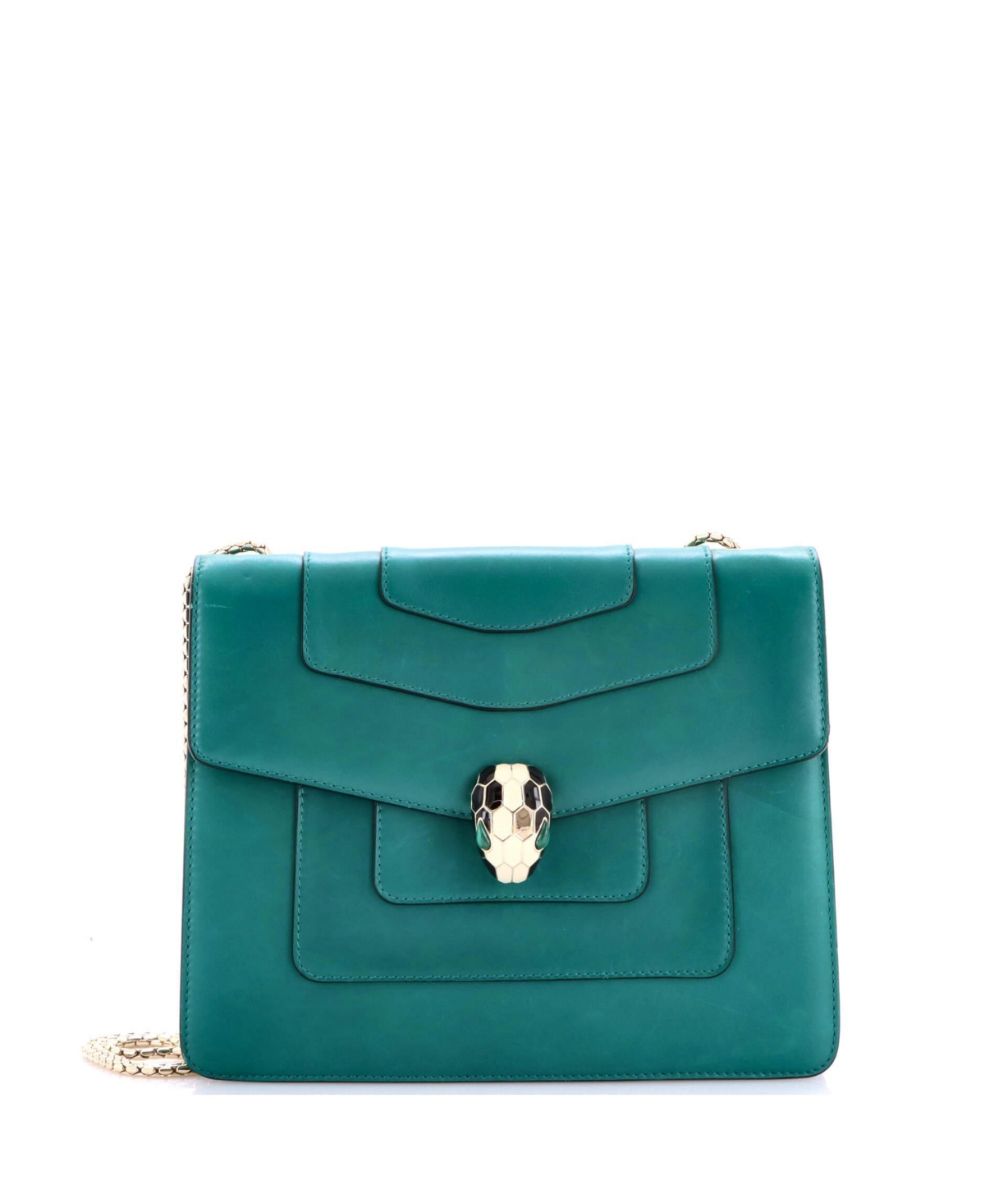Click here for Pre-Owned Bvlgari Medium Serpenti Forever Square S... prices