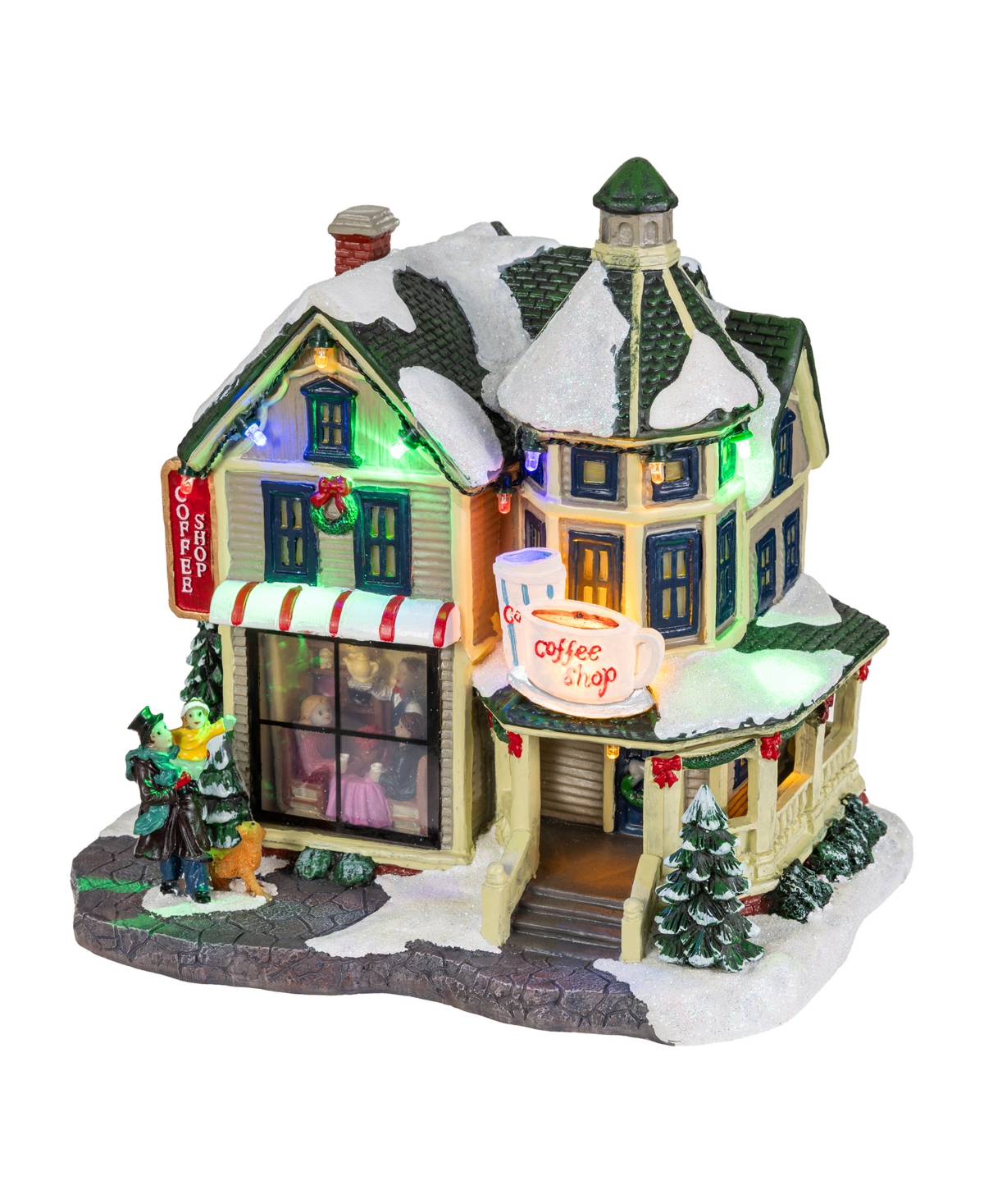 Click here for Glitzhome 8.5L Lighted Christmas Coffee Shop Music... prices