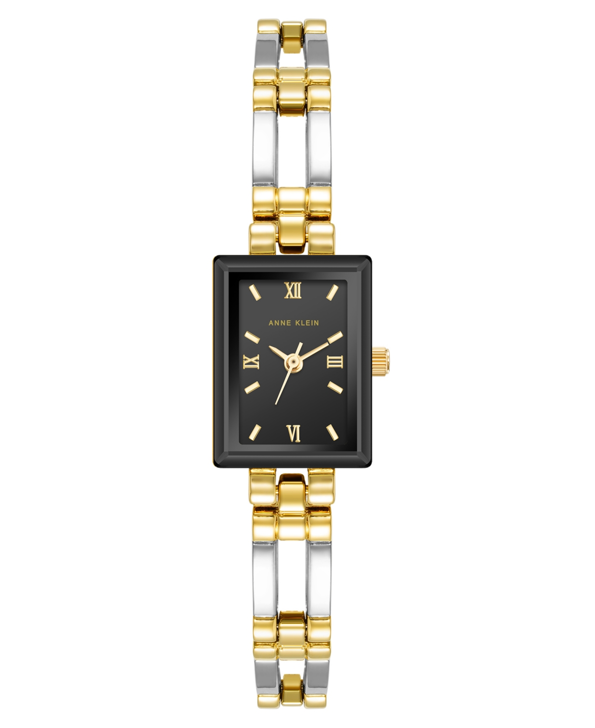 Click here for Anne Klein Womens Quartz Rectangle Two-Tone Alloy... prices