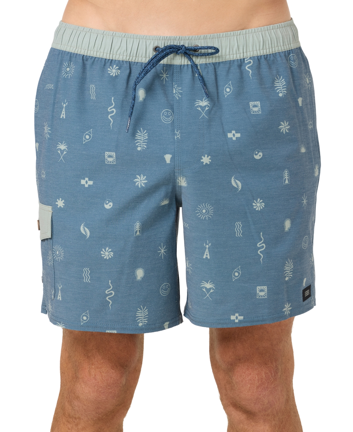 Click here for ONeill Mens Hermosa Retro Slim-Fit Swim Trunks - D... prices
