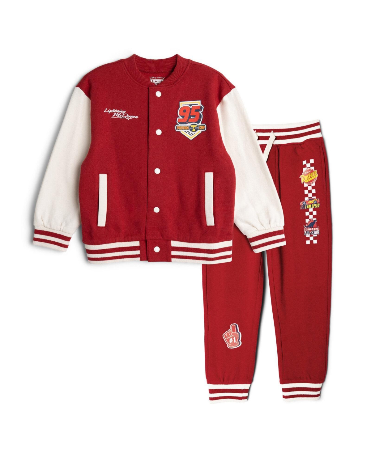 Click here for Cars Boys (5-12) Fleece Varsity Jacket and Pants S... prices
